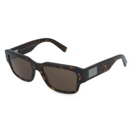 Dolce & Gabbana Dolce&Gabbana DG4483 | Herren-Sonnenbrille | Fassung: Vollrand, Quadratisch, Acetat, Havanna | Glasfarbe: Braun