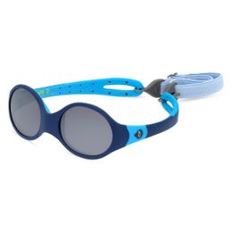 Julbo LOOP J533 | Kinder-Sonnenbrille | Fassung: Vollrand, Oval, Kunststoff, Blau | Glasfarbe: Grau Spiegel Silber