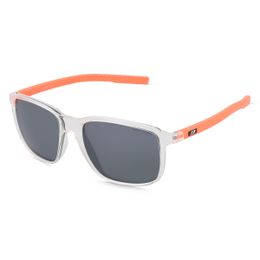 Julbo J5719420 | Unisex-Sonnenbrille | Fassung: Vollrand, Eckig, Kunststoff, Kristall Koral | Glasfarbe: Grau