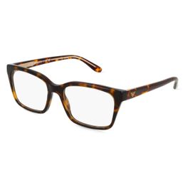 Emporio Armani EA 3219 Brille Damen | Fassung: Vollrand, Butterfly, Havanna