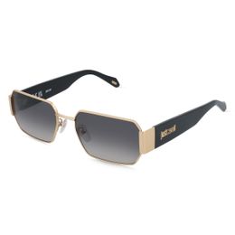 Roberto Cavalli Just Cavalli SJC199 | Unisex-Sonnenbrille | Fassung: Vollrand, Geometrisch, Edelstahl, Rosegold Gl&auml;nzend | Glasfarbe: Grau Verlaufend