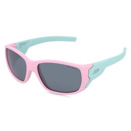 Julbo J5911118 | Kinder-Sonnenbrille | Fassung: Vollrand, Eckig, Kunststoff, Rose Mint | Glasfarbe: Grau