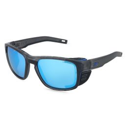 Julbo J5441120 | Unisex-Sonnenbrille | Fassung: Vollrand, Eckig, Kunststoff, Grau Blau | Glasfarbe: Grau
