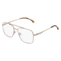 HUGO BOSS Boss 1328 Brille Herren | Fassung: Vollrand, Browline, Gold Silber