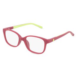 Fielmann OU 012 CL Brille Teenager | Fassung: Vollrand, Quadratisch, Burgunder Gr&uuml;n