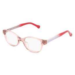 Fielmann MI 030 CL Brille Teenager | Fassung: Vollrand, Quadratisch, Rose Transparent