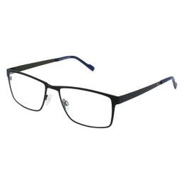 Titanflex 820773 Brille Herren | Fassung: Vollrand, Quadratisch, Schwarz Matt