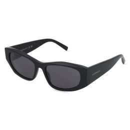 Givenchy GV40116I GV DAY | Damen-Sonnenbrille | Fassung: Vollrand, Geometrisch, Acetat, Schwarz | Glasfarbe: Grau