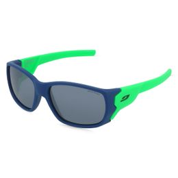 Julbo J5911118 | Kinder-Sonnenbrille | Fassung: Vollrand, Eckig, Kunststoff, Blau Dunkel | Glasfarbe: Grau
