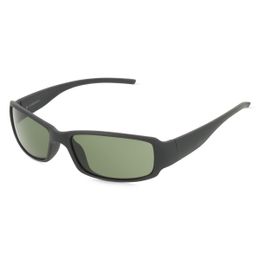 Fielmann G 2100 SUN CL | Kinder-Sonnenbrille | Fassung: Vollrand, Quadratisch, TR90, Schwarz Matt | Glasfarbe: Grau