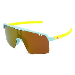 Julbo J5921136 | Kinder-Sonnenbrille | Fassung: Halbrand, Monoscheibe, Kunststoff, Blau Hell | Glasfarbe: Grau