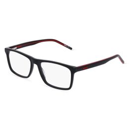HUGO BOSS Hugo HG 1198 Brille Herren | Fassung: Vollrand, Quadratisch, Schwarz Gl&auml;nzend