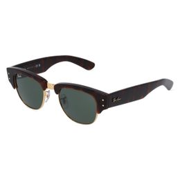 Ray-Ban RB0316S | Unisex-Sonnenbrille | Fassung: Vollrand, Quadratisch, Propionat, Havanna Gold | Glasfarbe: Gr&uuml;n