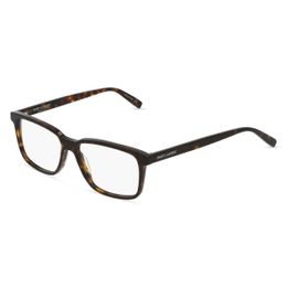 SAINT LAURENT SL 458 Brille Unisex | Fassung: Vollrand, Quadratisch, Havanna