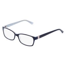 Mexx 5350 Brille Damen | Fassung: Vollrand, Quadratisch, Blau Wei&szlig;