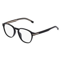 HUGO BOSS Boss 1509/G Brille Herren | Fassung: Vollrand, Panto, Schwarz Gl&auml;nzend