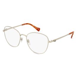 Gucci GG1418O Brille Unisex | Fassung: Vollrand, Butterfly, Silber