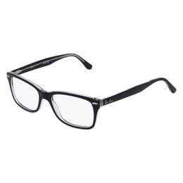 Ray-Ban RX5428 Brille Unisex | Fassung: Vollrand, Quadratisch, Schwarz Transparent