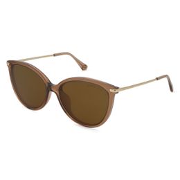 Michael Kors 0MK2184U DUPONT | Damen-Sonnenbrille | Fassung: Vollrand, Cat Eye, Kunststoff, Braun Transparent | Glasfarbe: Braun Verlaufend