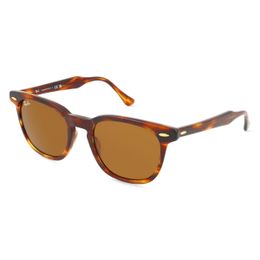 Ray-Ban RB 2298 | Unisex-Sonnenbrille | Fassung: Vollrand, Quadratisch, Kunststoff, Havanna Gl&auml;nzend | Glasfarbe: Braun