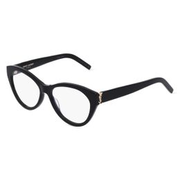 SAINT LAURENT SLM 96 Brille Unisex | Fassung: Vollrand, Butterfly, Schwarz