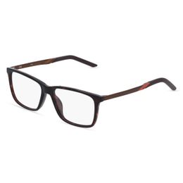 Nike 7258 Brille Unisex | Fassung: Vollrand, Quadratisch, Havanna