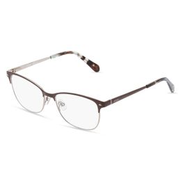 Fossil FOS 7034 Brille Damen | Fassung: Vollrand, Quadratisch, Braun Gold