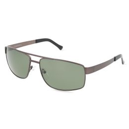 Fielmann BD 322 SUN CL | Herren-Sonnenbrille | Fassung: Vollrand, Quadratisch, Metall, Gun Dunkel | Glasfarbe: Grau