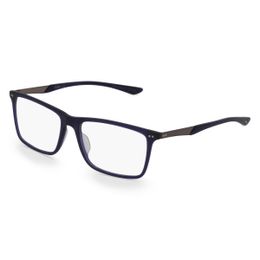 Puma PU 0096O Brille Unisex | Fassung: Vollrand, Quadratisch, Blau Matt