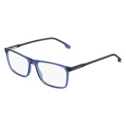 Carrera 225 Brille Herren | Fassung: Vollrand, Quadratisch, Blau Transparent