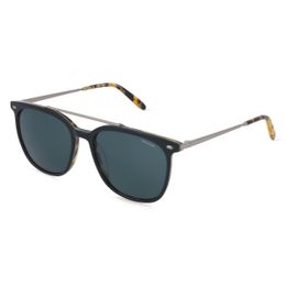 Jaguar J7283 | Herren-Sonnenbrille | Fassung: Vollrand, Quadratisch, Acetat, Schwarz | Glasfarbe: Grau
