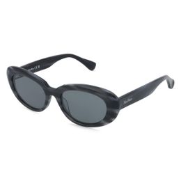 MaxMara Max Mara MM0196 | Damen-Sonnenbrille | Fassung: Vollrand, Oval, Acetat, Horn | Glasfarbe: Grau