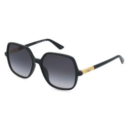 Chlo&eacute; Chlo&eacute; CH0362S | Damen-Sonnenbrille | Fassung: Vollrand, Geometrisch, Acetat, Schwarz | Glasfarbe: Grau