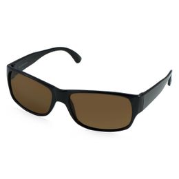 Fielmann G 2095 SUN FA | Herren-Sonnenbrille | Fassung: Vollrand, Quadratisch, TR90, Schwarz | Glasfarbe: Braun