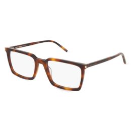 SAINT LAURENT SL 624 Brille Unisex | Fassung: Vollrand, Quadratisch, Havanna