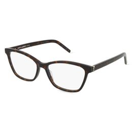 SAINT LAURENT SL M128 Brille Unisex | Fassung: Vollrand, Butterfly, Havanna Dunkel