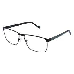 Titanflex 820885 Brille Herren | Fassung: Vollrand, Quadratisch, Schwarz Matt