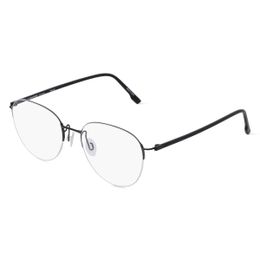 Rodenstock 7140 Brille Unisex | Fassung: Vollrand, Rund, Schwarz
