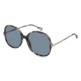 Chlo&eacute; Chlo&eacute; CH0383S | Damen-Sonnenbrille | Fassung: Vollrand, Rund, Acetat, Havanna | Glasfarbe: Grau