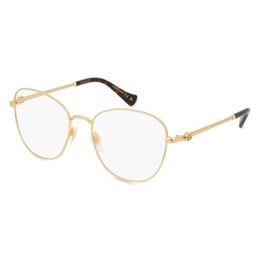 Gucci GG1418O Brille Unisex | Fassung: Vollrand, Butterfly, Gold