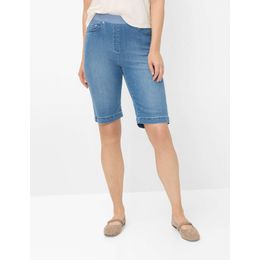 Raphaela by Brax Damen Bermuda Style PAMINA BERMUDA BLEACHED SLIGHTLY USED, denim blau regular, Gr. 42