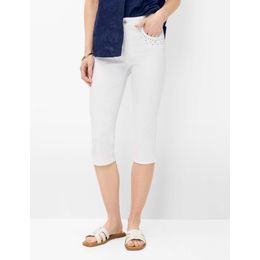 Brax Damen Jeans Style SHAKIRA C WHITE, denim wei&szlig;, Gr. 46