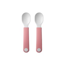 Kinderbesteck Mepal "Lernl&ouml;ffel Mio 2er Set", rosa (deep pink), 2, Essbesteck-Sets, Sp&uuml;lmaschinengeeignet