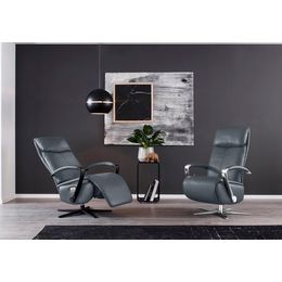 Relaxsessel W.Schillig "rumbaa", blau (blau z69), B:68cm H:111cm T:82cm, Longlife Xtra-Leder Z69: Das feinnarbige, gedeckte Softleder Z69 besticht durch seine au&szlig;ergew&ouml;hnliche Weichheit im trendigen &raquo;Vintage-Look&laquo;, Hautst&auml;rke 0, 9 - 1, 1 mm, Sessel, Relaxsessel, wahlweise mit Doppelmotor, in Gr&ouml;&szlig;en S, M & L, mit 5-Sternfu&szlig;
