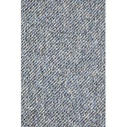 Teppichboden ANDIAMO "Kairo, Schlinge, Gesamth&ouml;he 8 mm, Made in Netherlands", blau, B:400cm L:350cm, Kunstfaser, Teppiche, meliert, Breite 400 cm, Wohnzimmer, strapazierf&auml;hig & robust