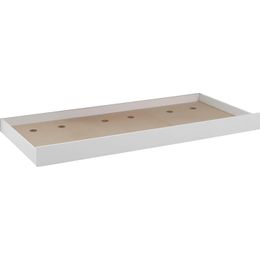 Bettschubkasten Relita "Sina", wei&szlig;, B:199cm H:20,5cm T:94cm, Holzwerkstoff, Schubladen, Bettschubkasten, leichte Rollenf&uuml;hrung