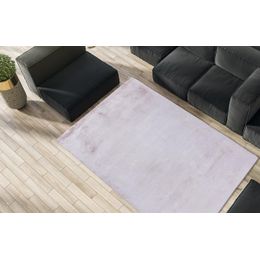 Teppich Kayoom "Saika 100", rosa (rosa, wei&szlig;), B:80cm H:45mm L:150cm, Polyester, Teppiche, Teppich