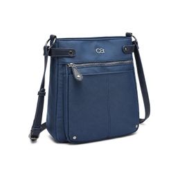 Umh&auml;ngetasche "Styler", Damen, Gr. B/H/T: 29cm x 28cm x 13cm onesize, blau, Kunstfaser, Collezione Alessandro, Taschen Umh&auml;ngetasche, aus hochwertigem Nylon