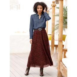 Hemdbluse Heine, Damen, Gr. 38, blau (dunkelblau), 100% Lyocell, unifarben, V-Ausschnitt, Blusen Hemdbluse