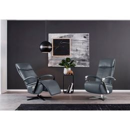 Relaxsessel W.Schillig "rumbaa", blau (blau z69), B:68cm H:111cm T:82cm, Longlife Xtra-Leder Z69: Das feinnarbige, gedeckte Softleder Z69 besticht durch seine au&szlig;ergew&ouml;hnliche Weichheit im trendigen &raquo;Vintage-Look&laquo;, Hautst&auml;rke 0, 9 - 1, 1 mm, Sessel, Relaxsessel, wahlweise mit Doppelmotor, in Gr&ouml;&szlig;en S, M & L, mit 5-Sternfu&szlig;